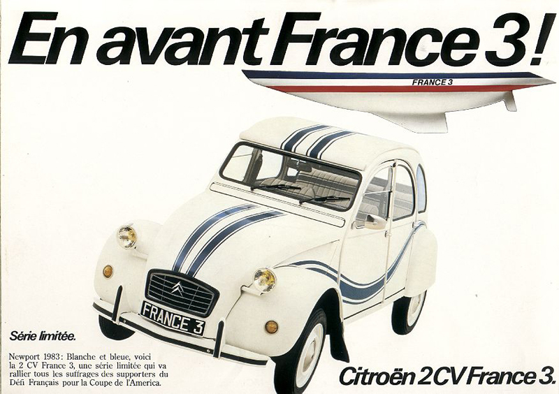 Citroen 2CV 再生新車 スペシャル企画 第二弾 1983～84年に2000台作られた シトロエン2CV France 3 忠実に再現 ...